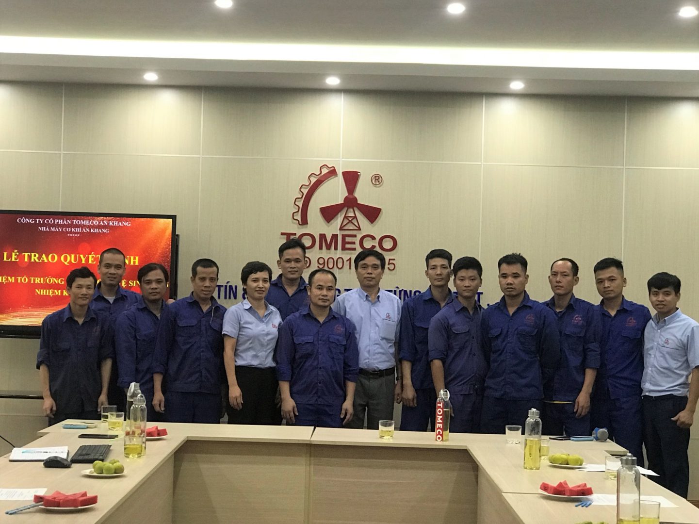 TOMECO Tổ Chức Lễ Trao Quyết Định Bổ Nhiệm Ban Lãnh Đạo Tổ Sản Xuất ...