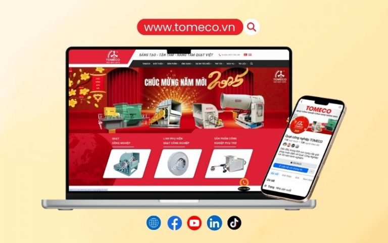Thông báo về các kênh truyền thông chính thức của TOMECO