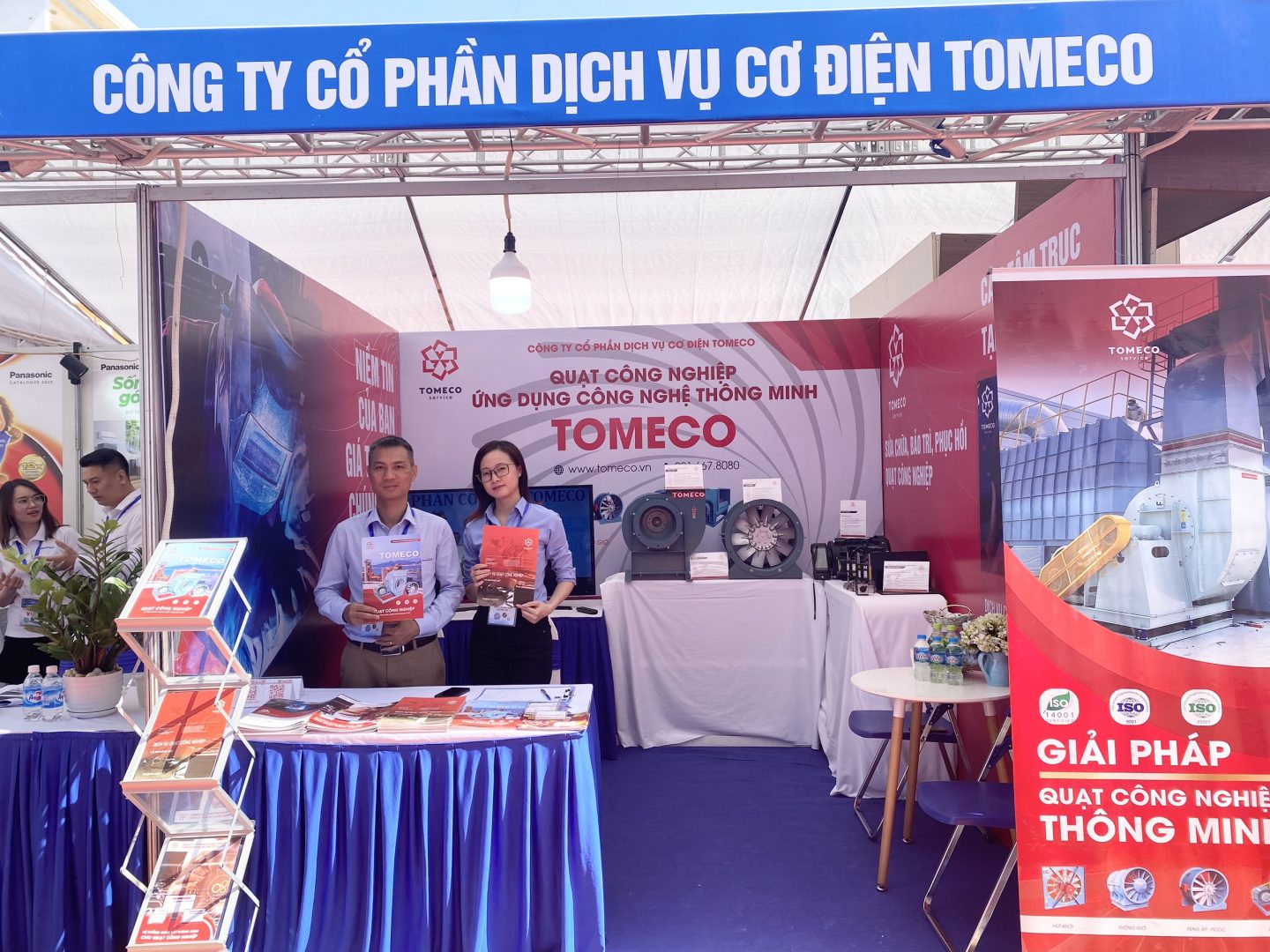 TOMECO khẳng định vị thế thương hiệu hàng đầu tại Hội chợ sản phẩm công nghiệp trong các Khu ...